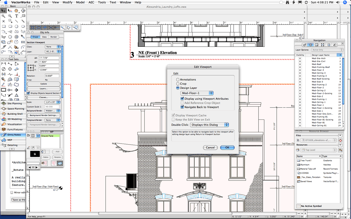 Architosh: Feature Product Review: Nemetschek NA VectorWorks Architect 2008